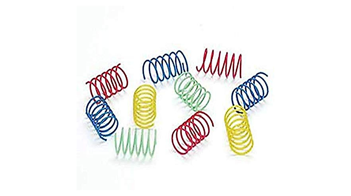 Colorful Cat Toy - Bouncy Springs for Active Felines | SPOT Ethical