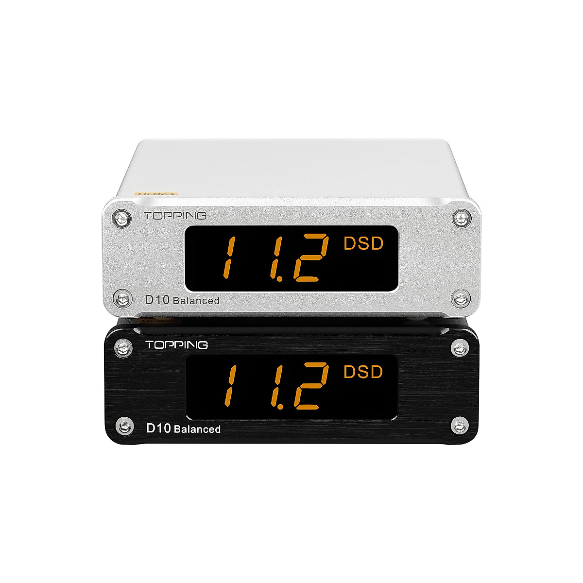 TOPPING D10 Balanced Mini USB DAC CSS XMOS XU208 ES9018K2M OPA2134 Audio Amplifier Decoder Sliver