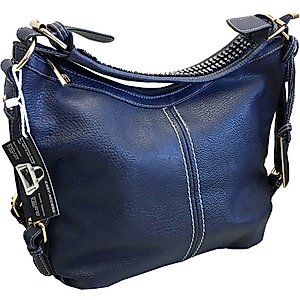 Cross Body Gun Concealment Purse Left/Right Hand 8007 BLUE