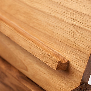 Wooden Recipe Box with Cards and Dividers - Handmade Walnut Recipe Cards and Box Set with 60 Recipe Cards 4X6 and 8 Recipe Card Dividers - Farmhouse Recipe Card Holder - Bridal Shower Recipe Box…