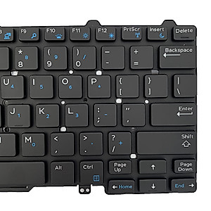 Laptop Replacement US Layout Backlit Keyboard for DELL Latitude 7350 5290 E5250 5270 E7270 E7250 7270 MJ8HY 0MJ8HY 0XCD5M