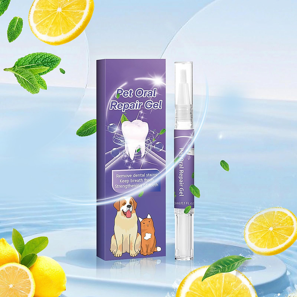 MWVVIP PetDentify, Lettucepets Dog Toothbrush, Lettuce Pets Toothbrush, Lettuce Pets Dog Toothbrush, Lettuce Pet Oral Repair Gel, 2024 New Pet Toothbrush Pen, Tooth Cleaning Pen for Dog Cats-3PCS
