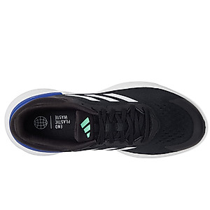 adidas Men's Response Super 3.0 Running Shoe, Black/White/Pulse Mint, 11.5