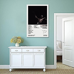 Utopia Album Cover Posters for Bedroom Canvas Posters for Room Aesthetic Wall Art Decor 12x18inch