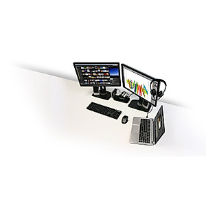 IOGEAR USB 3.0 9 in 1 Universal Docking Station - Dual Monitor with HDMI n DVI/VGA - 2 x USB 3.0 - 4 x USB 2.0 - Gigabit Ethernet - 3.5mm Audio Out - Laptop - Ultrabook -PCs - Mac - More - GUD300