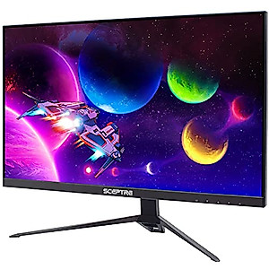 Sceptre IPS 27" QHD 2560 x 1440p LED Monitor DisplayPort HDMI up to 165Hz AMD FreeSync Premium 99% sRGB Build-in Speakers, Machine Black 2021 (E275B-QPT168)