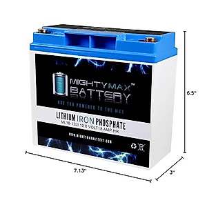 Mighty Max Battery 12V 18AH Lithium Replacement Battery for 12896 51814 51913 104831