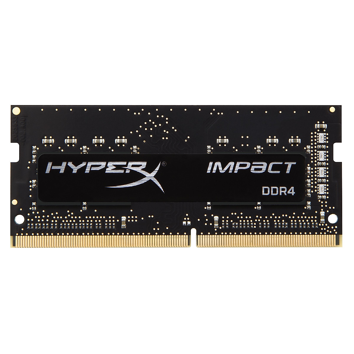 HyperX HX424S14IB2K2/16 Impact Black 16GB Kit of 2 (2x8GB) 2400MHz DDR4 Non-ECC CL14 260-pin Unbuffered SODIMM Internal Memory Black