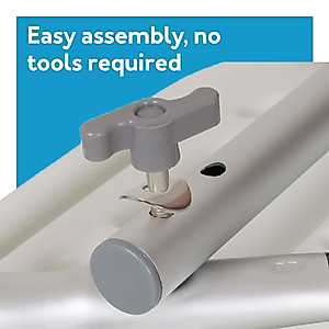 Carex Shower Chair With Back, Bath Chair and Shower Seat For Elderly, Handicap, and Disabled, 350lbs, Easy Assembly