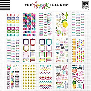 me & my BIG ideas Sticker Value Pack for Classic Planner - The Happy Planner Scrapbooking Supplies - Teacher Theme - Multi-Color - Great for Projects & Albums - 30 Sheets, 1192 Stickers Total