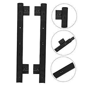 Abaodam 3 Pairs Keyboard Rails Computer Stands Table Tray Drawer Guides Keyboard Tray Under Desk Computer Drawer Tray Under Desk Pull Out Drawer-Design Rack Multi-Functional Keyboard Rail