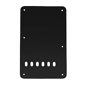 Musiclily Pro Back Plate Tremolo Cavity Cover Backplate for Affinity Series Squier Strat Style Guitar, 3Ply Abalone Shell