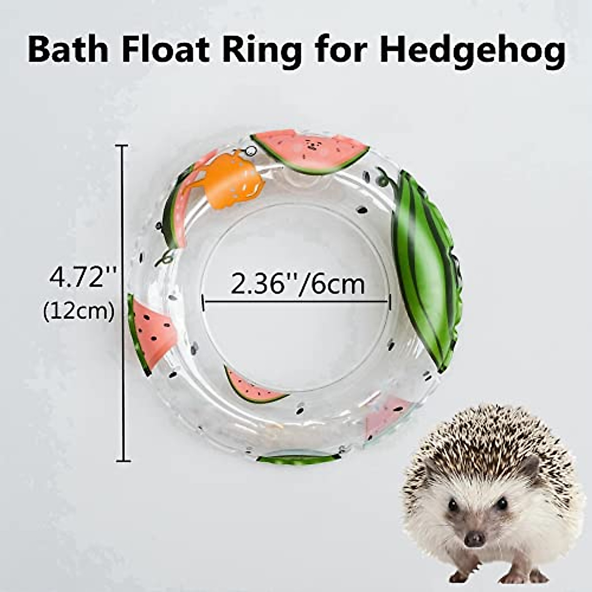 Foldable Hedgehog Bathtub, with 2 Pcs Set Bathing Brush, Plastic Small Animal Swimming Pool, Bath Sand Room Sauna, for Hedgehog Hamster, Guinea Pig,Bearded Dragon (Pink)