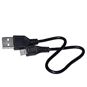 2-Pack 8inch Replacement Charging Power Supply Cable Cord Compatible with Bose QuietComfort 35 QC35 QC35II QC30 QC25 QC20 SoundLink II Beats Powerbeats2 or 3 Wireless Studio Headphone Headset (Black)