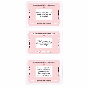 FLUYTCO Bachelorette Party Games - for The Girls Night Party Games - Bachelorette Games for a Girls Night Out Game & Galentines Day with The Bride to Be