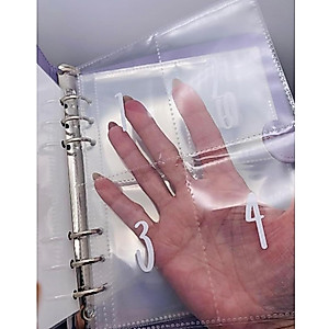 YiYLunneo 100 Envelope Challenge Binder,Easy & Fun Way to Save $5,050,Budget Binder Savings Challenge Book,Savings Challenges Budget Book Binder,Budget Planner Book for Budgeting (Color : Blue)