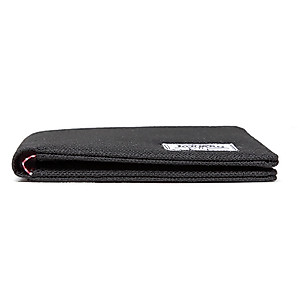 KAUKKO Men's RFID Blocking Bi-Fold Wallet BLACK