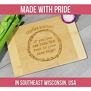 Brew City Engraving –Sharkcoochie, Bad Cook/Chef & Other Funny Designs – Personalized Laser Engraved Bamboo Cutting Boards – Great Gag Gift for Friends, Relatives, Husband, Wife –Shark Coochie Board