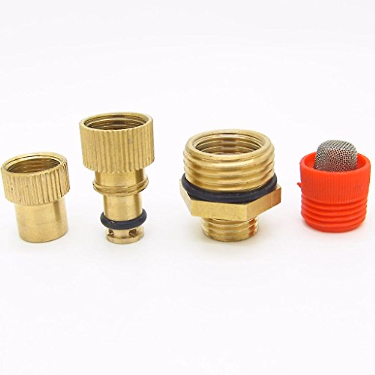 Irrigation System Copper Nozzle,1/2 inches Agricultural Mist Spray Misting Nozzle Male, Pack of 5