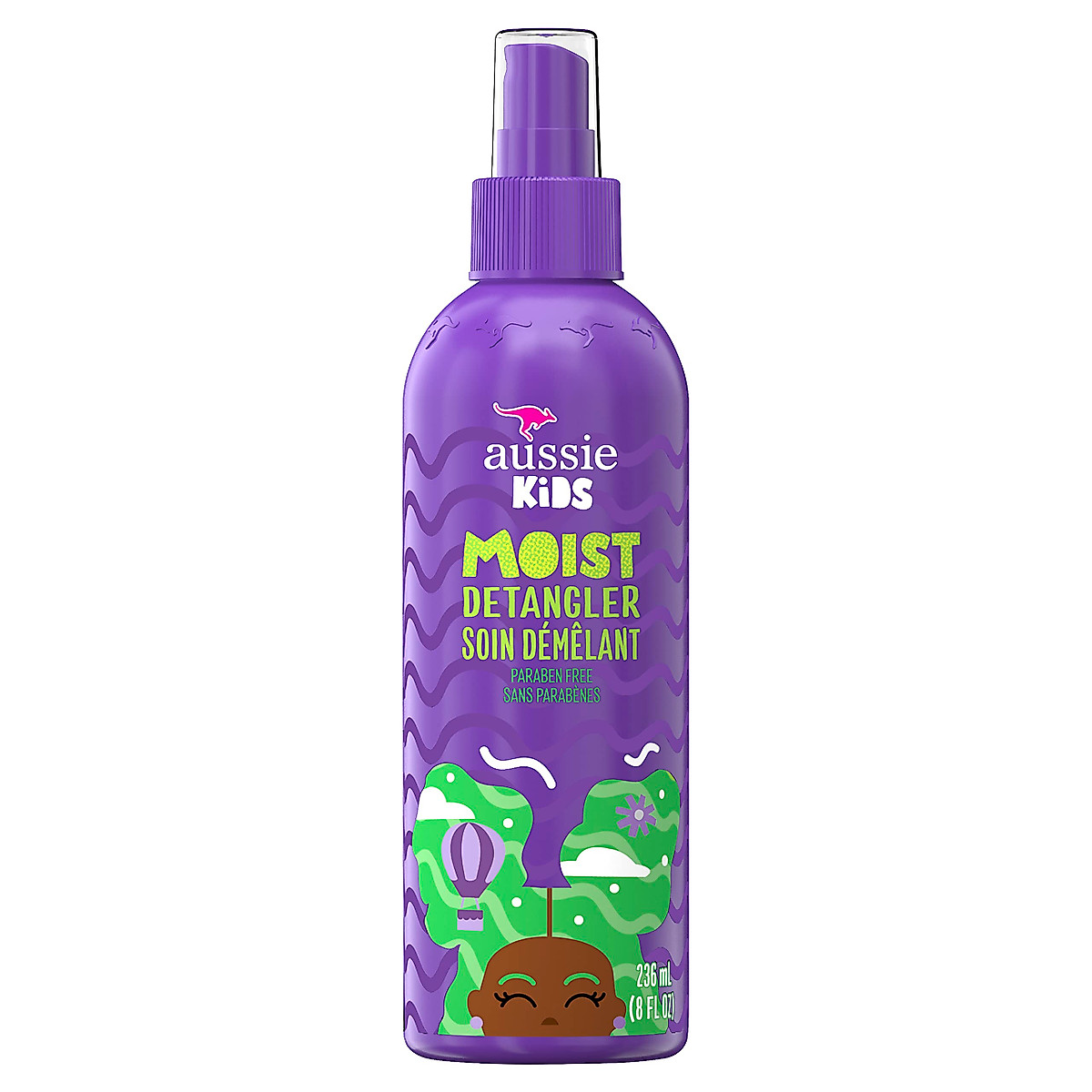 Aussie Kids Moist Detangler for Kids, 8 fl oz