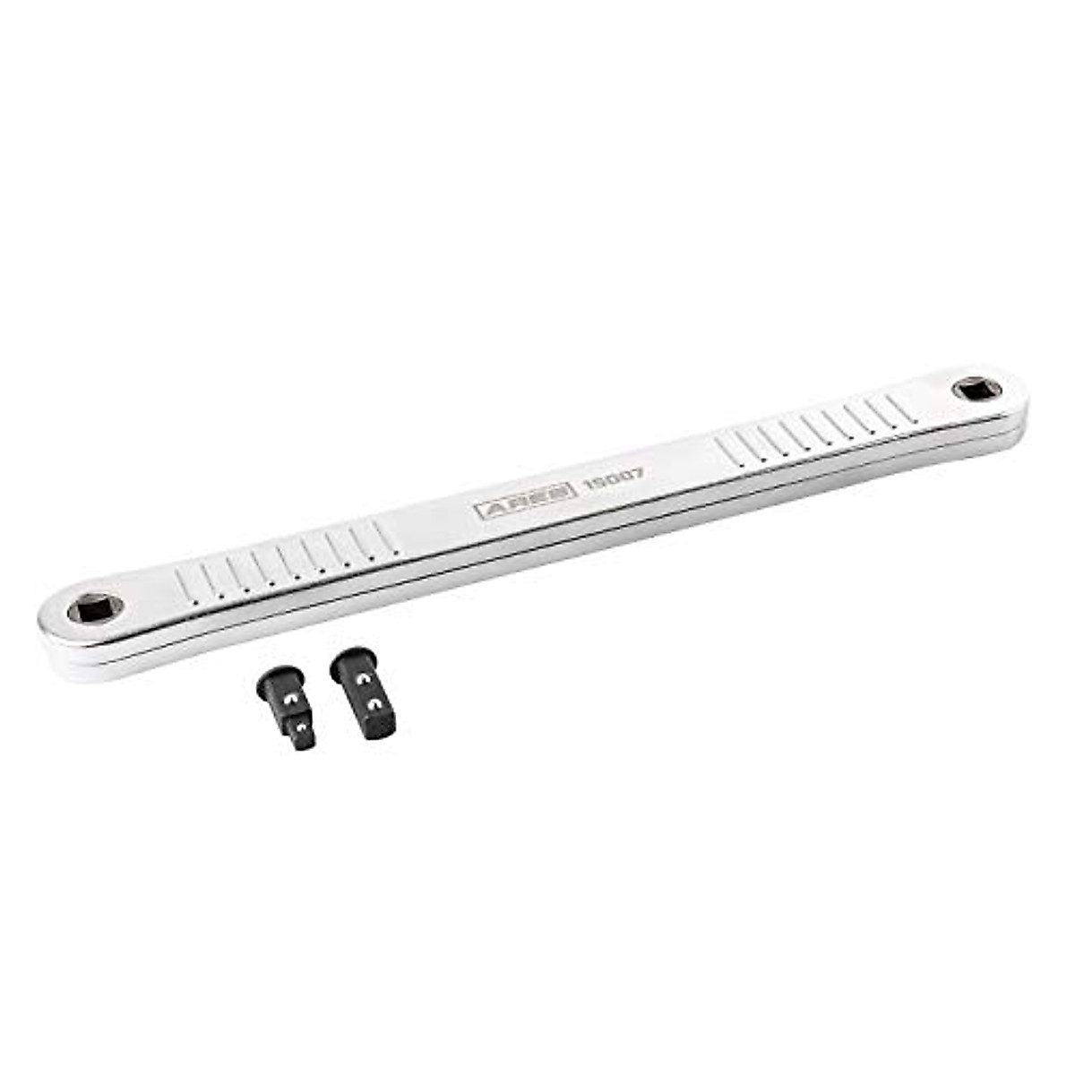 ARES 15007 - Offset Extension Wrench - Includes 1/4-Inch & 3/8-Inch Square Drive Adapters - 0 Degree Swing Arc for Access to Confined Fasteners - For Use with Impact & Pneumatic Wrenches