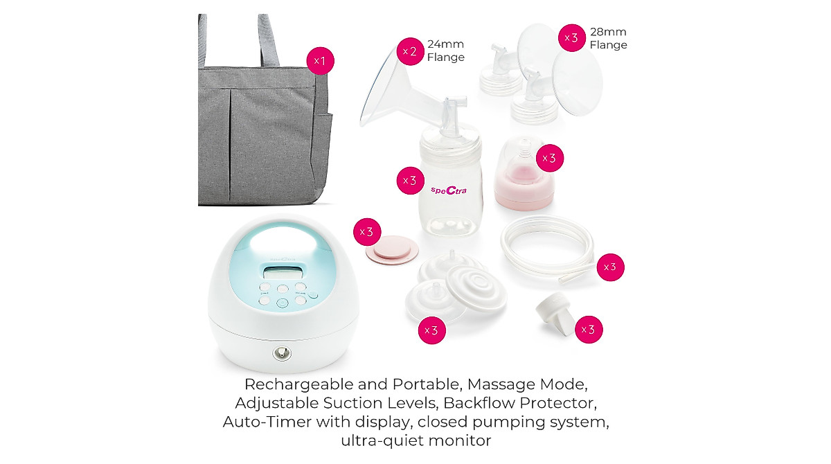 Spectra Baby S1 Plus Rechargeable Breast Pump | Portable & Natural