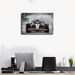 ERWYN Mclaren poster Formular One Poster F1 Walls Canvas Car Posters Wall Art Canvas For Boys Room Vintage Unframe-style 12x18inch(30x45cm)