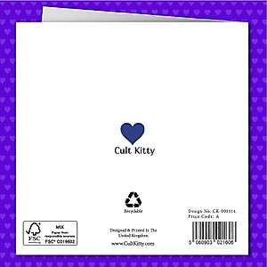 Cult Kitty - Worried You Might Wet Yourself - Rude Happy Birthday Cards For Him - Naughty Birthday Card For Her - Funny Birthday Cards For Men - Funny Birthday Cards For Women - Birthday Card Adult