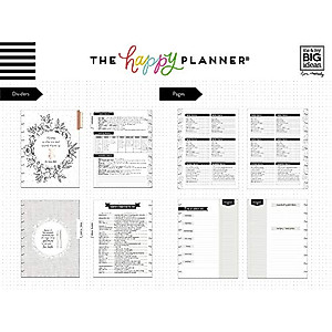 me & my BIG ideas Home Extension Pack - The Happy Planner Scrapbooking Supplies - Organizer for Household Duties - Plan Your Budget & Chores, Make Grocery Lists & Meal Plans - Classic Size