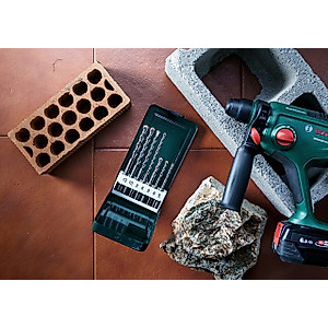 Bosch 2609255543 SDS-Plus Hammer Drill Bit Set (7 Pieces)