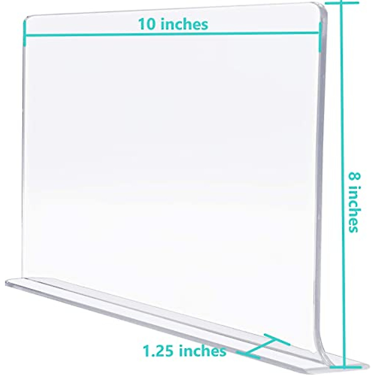 LIVTEK4LYFE Shelf Dividers, Closet Shelf Organizer, Acrylic Shelf Dividers for Closets, Shelf Dividers for Closet Organization, Closet Shelf Divider, Clear Closet Dividers - 4 Pack - Self-Stick