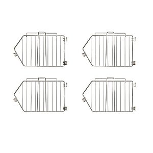 Quantum Storage 149DC-4 4-Pack Wire Basket Divider, Chrome Finish, 14" x 9"