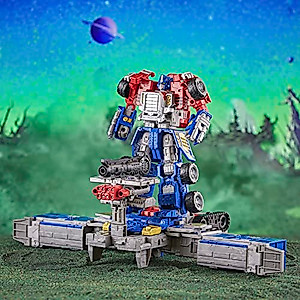 Transformers Toys Legacy Evolution Commander Armada Universe Optimus Prime Toy, 7.5-inch, Action Figure for Boys and Girls Ages 8 and Up