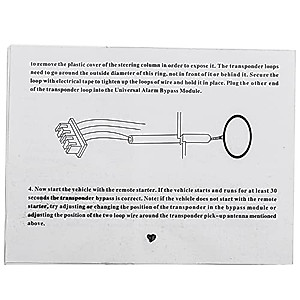 AMOSKAMAR Car Immobilizer Transponder Bypass Module Universal for Chip Keys (A Spare Chip Key is Required! Only for Chip Key)