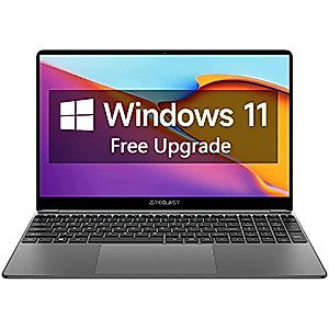 TECLAST 15.6 Inch Laptop Computer, 6GB+128GB SSD Windows 10 Laptops with Intel N4020 (up to 2.8 GHz ), FHD 1920x1080 IPS Laptop pc, Mini HDMI, WiFi, Webcam, USB3.0, Bluetooth 4.2 (Support Windows 11)