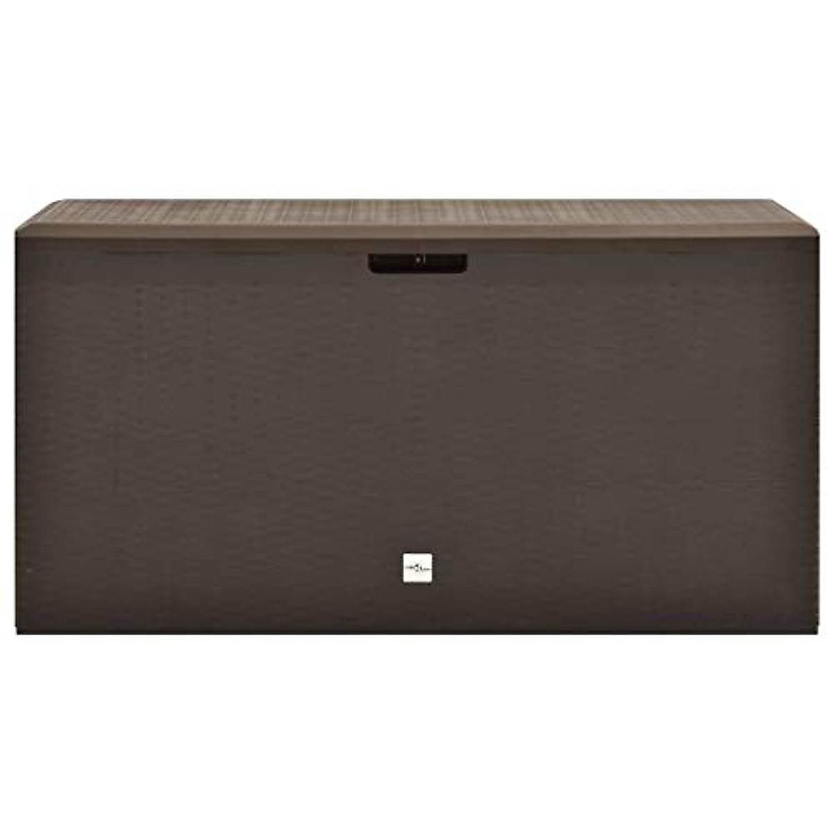 loibinfen Patio Storage Box Brown Patio Garden Outdoor Storage Container for Toys, Furniture Deck box 44.9"x18.5"x23.6" (Weight:16.56 lbs)