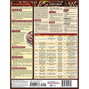 Chef's Guide to Meat, Poultry & Seafood: a QuickStudy Laminated Reference (QuickStudy Craft)