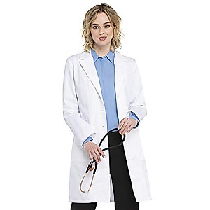 Cherokee Professionals Women Scrubs Lab Coats 36" 2319, XL, White