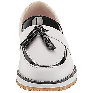 FootJoy Women's FJ Sandy Golf Shoe, White/Black, 9 Wide