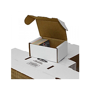 BCW 300 Count Trading Card Storage Box | Cardboard Organizer for Baseball, Basketball, Football Cards, MTG, Pokemon | Card Game Storage & Protection | Card Storage Box | Assembly Required