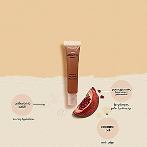 Honest Beauty Gloss-C Lip Gloss, Poppy Topaz with Coconut Oil + Jojoba Seed Oil| EWG Certified + Dermatologist Tested & Vegan + Cruelty free | 0.33 fl. Oz