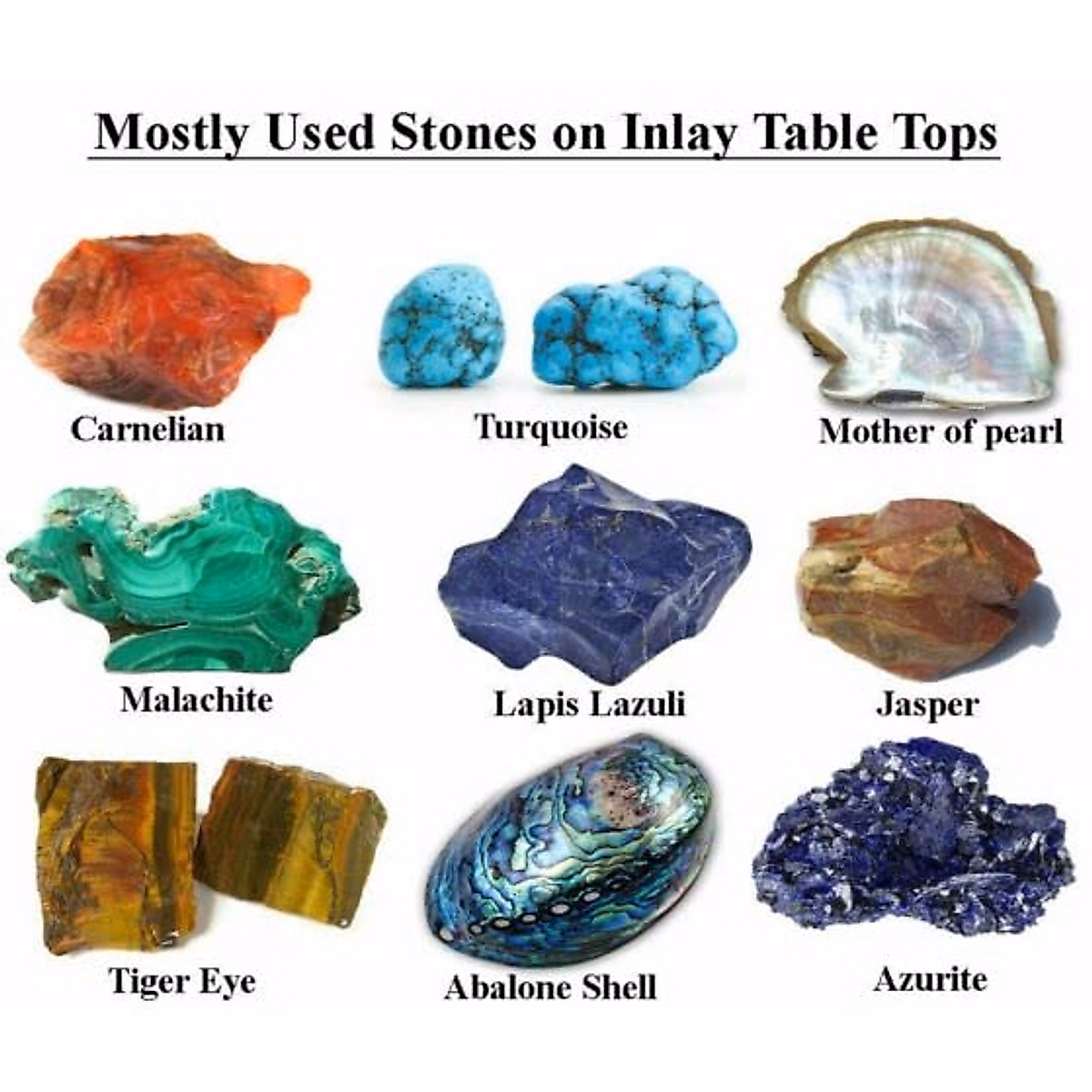 54 x 54 Inches Round Shape Marble Dining Tabel Top Random with Shiny Gemstone Conference Table for Hotel Decor