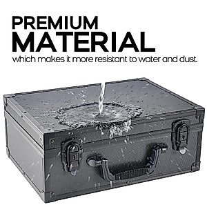 D DACCKIT Toploaders Storage Box - Hard Case for 3" x 4" 35pt Rigid Card Holders for Trading Cards & Sports Cards (Fits Top Loaders and Magnetic Card Holders)