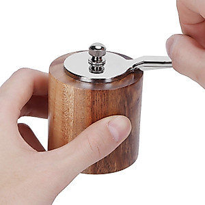 Pepper Grinder, Salt and Pepper Mill Salt Pepper Shakers Grinding Tool Manual Mill with Stainless steel Handle Spice Grinder with Hand Crank for Home Kitchen Restaurant
