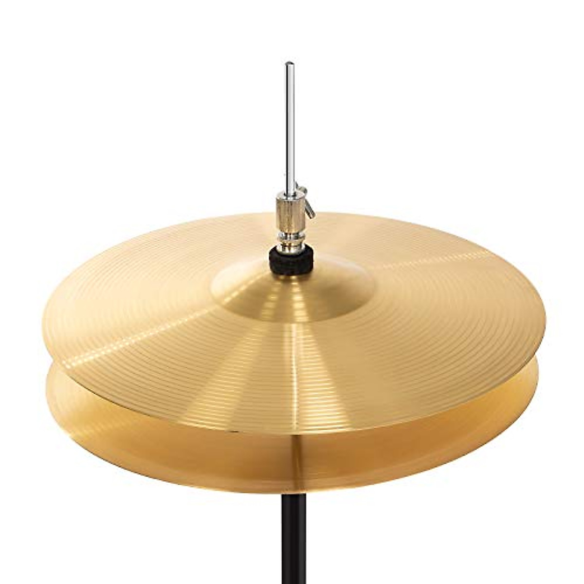 Ashthorpe 5-Piece Complete Full Size Adult Drum Set with Remo Batter Heads - Red