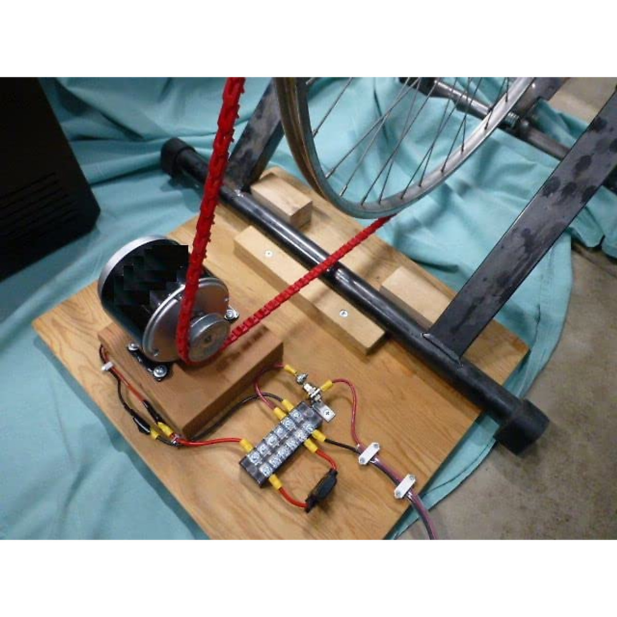 300 Watt Bicycle Generator 3/8" Belt Drive Pedal Power Pulley Dynamo