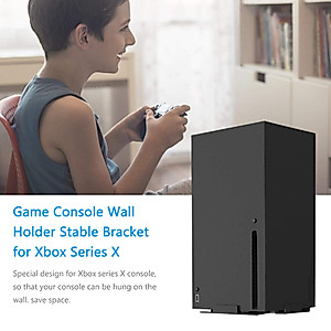 Wall Mount for Xbox Series X, Wall Mount Wall Bracket Holder Horizontal Upward Facing, Media Furniture Audio Video Shelving
