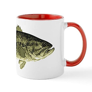 CafePress Largemouth Bass Mug Ceramic Coffee Mug, Tea Cup 11 oz