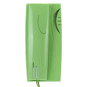 Mini Home Phone Landline Wired Green Telephone Desk Corded Phone Desktop Phone for Home Office Hotel,Telephone Line Power Supply, no Additional Power Supply Required