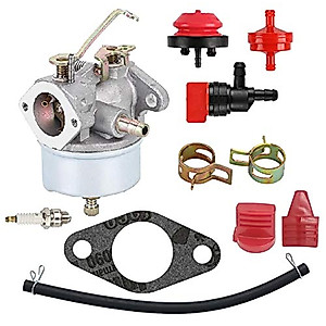 MDAIRC 632230 632272 5 HP 6 HP Carburetor for Tecumseh 631828 631067 631067A H30 H50 H60 HH60 HH70 Engine, for Troy Bilt Tillers 5HP 6HP 4 Cycle 2 Stage Snowblower, for Sears Tillers 47279